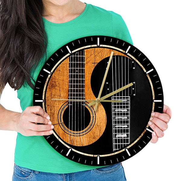 Guitar Clock - Etsy