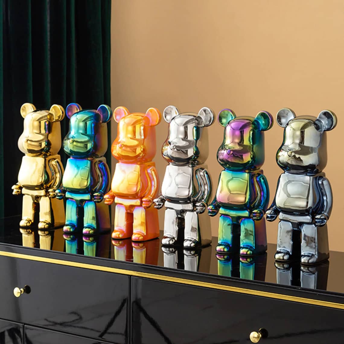 Collectible Bearbrick Replica Statue Decoration Figurines Home - Etsy