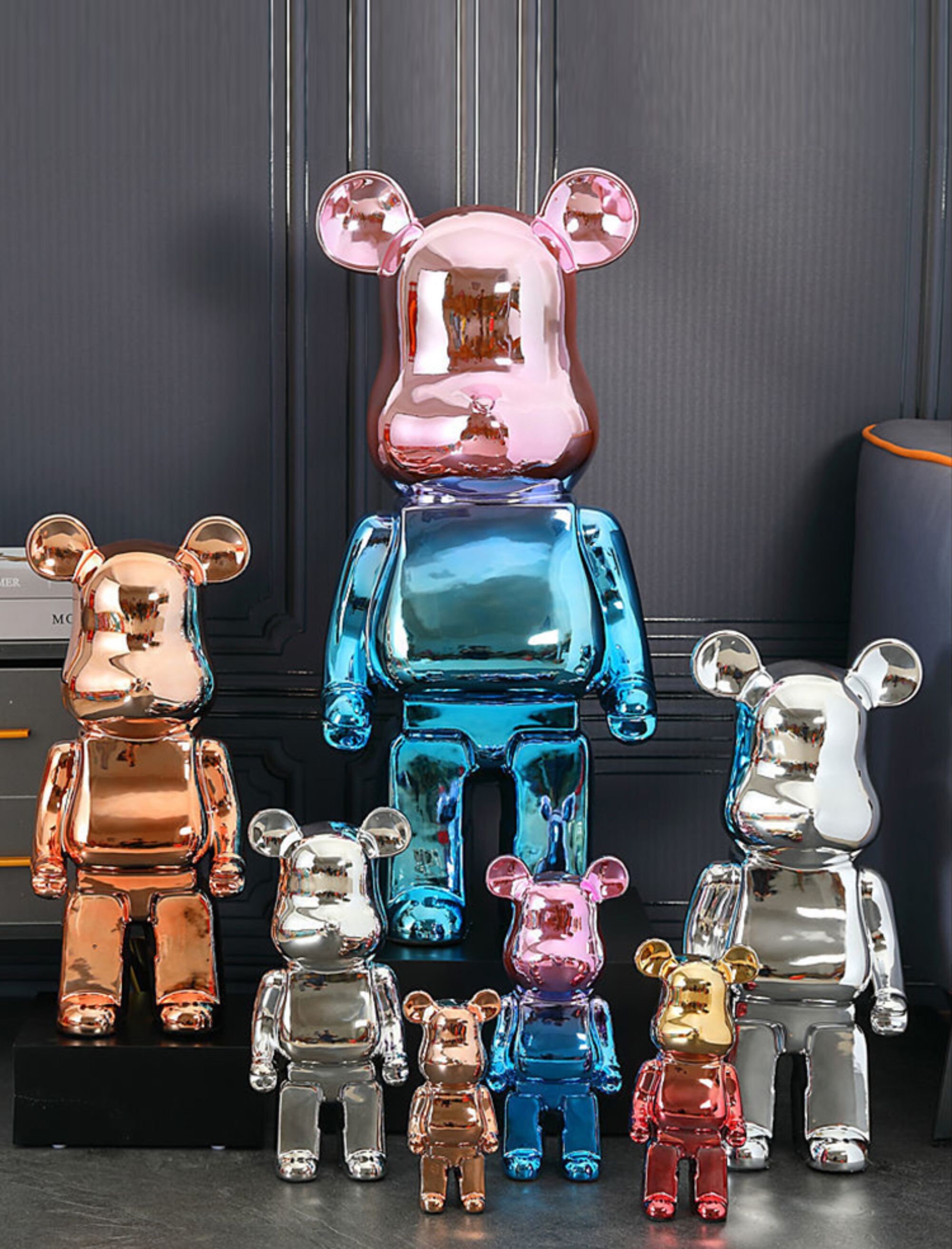 Collectible Bearbrick Replica Statue Decoration Figurines Home Décor - Etsy