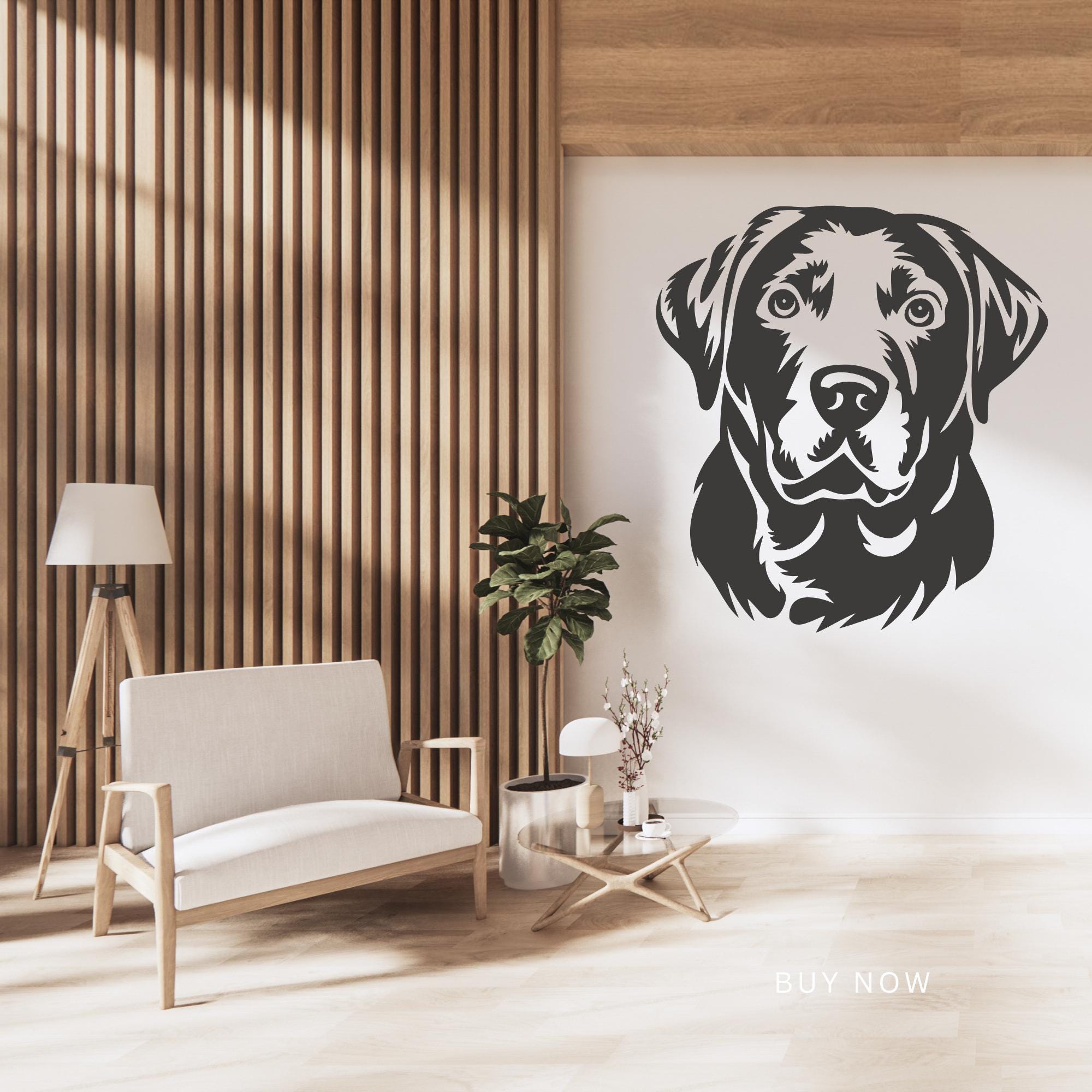 Labrador Retriever Face Stencil Silhouette SVG PNG, Black Lab Dog Face ...