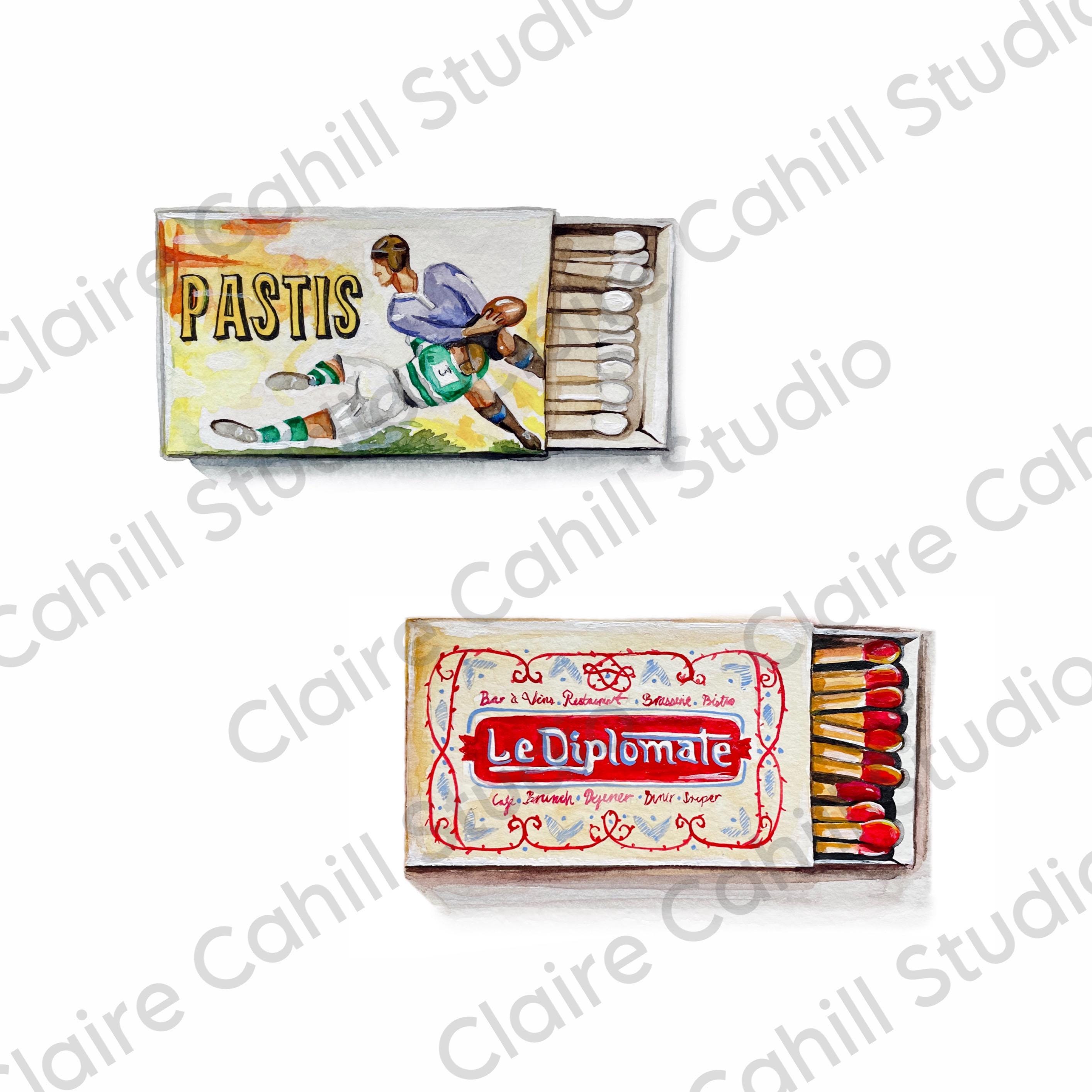 Custom Matchbox Painting | Personalized Matchbook Art Gift | Custom ...