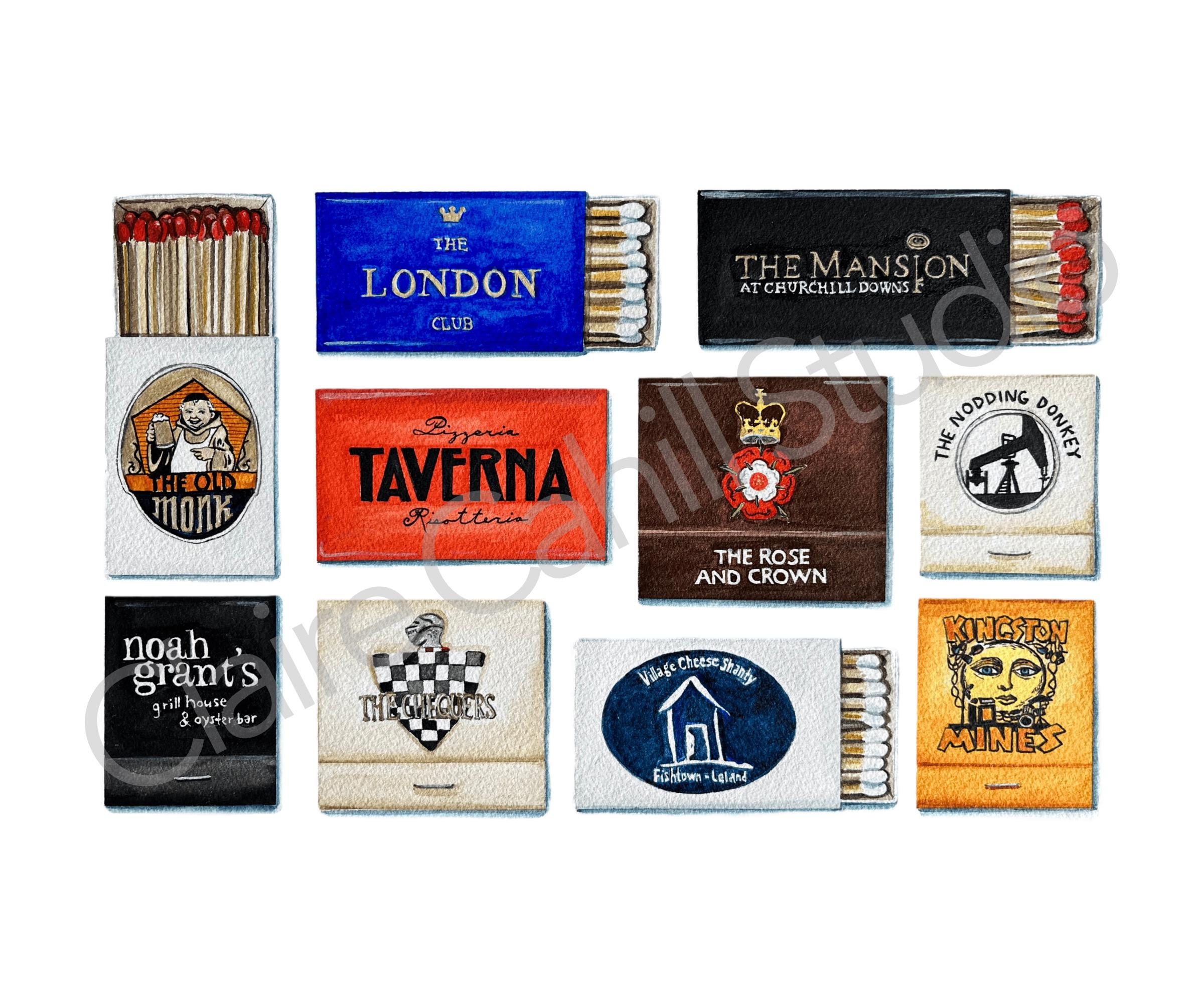 Custom Matchbox Painting | Personalized Matchbook Art Gift | Custom ...