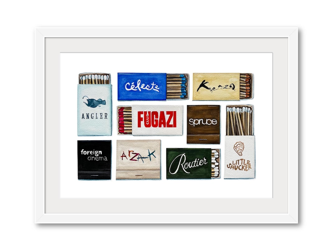 Custom Matchbox Painting | Personalized Matchbook Art Gift | Custom ...