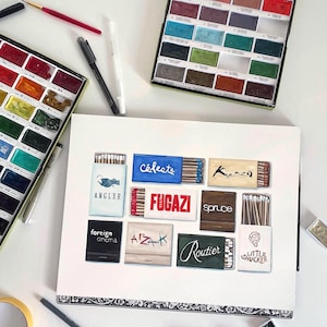 Custom Matchbox Painting | Personalized Matchbook Art Gift | Custom ...