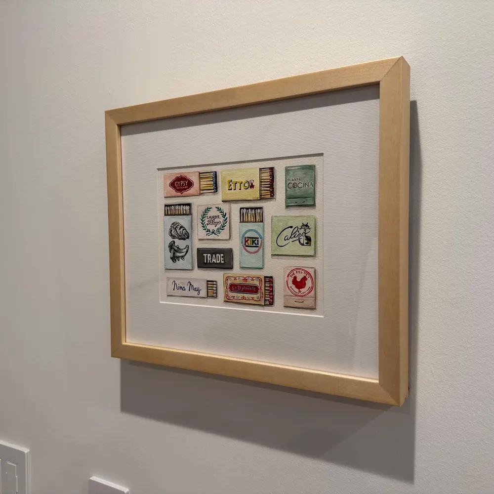 Custom Matchbox Painting | Personalized Matchbook Art Gift | Custom ...