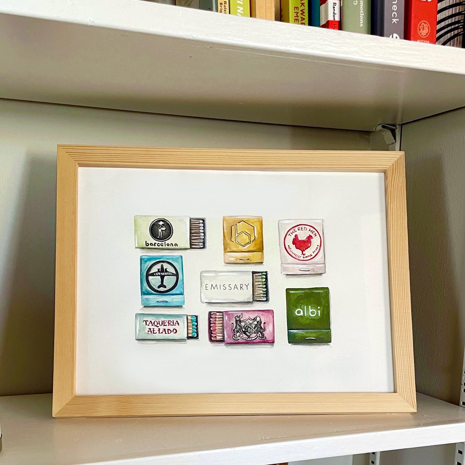 Custom Matchbox Painting | Personalized Matchbook Art Gift | Custom ...