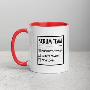 Product Owner Mug Scrum Team Product Owner Trophy Scrum Agile Coffee ...
