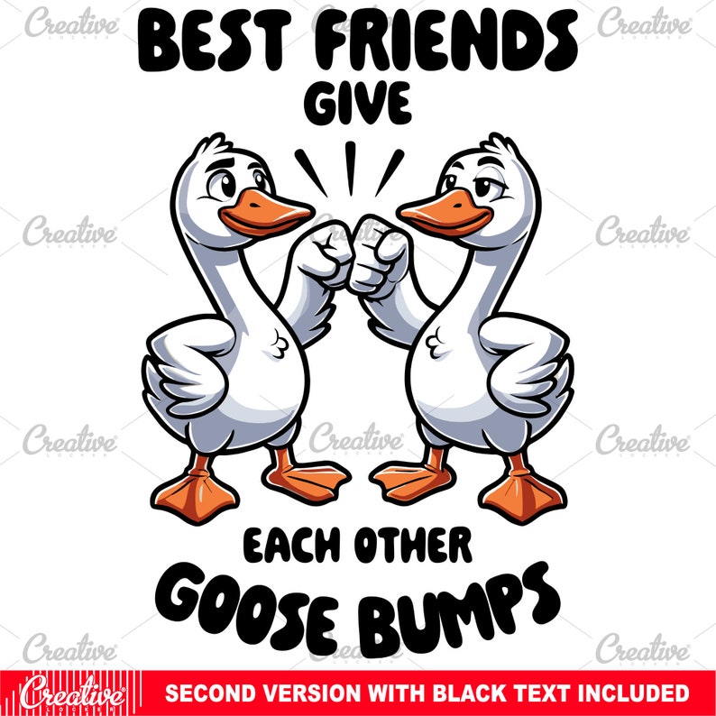 DTF Design Sublimation PNG Best Friends Give Each Other Goose Bumps ...