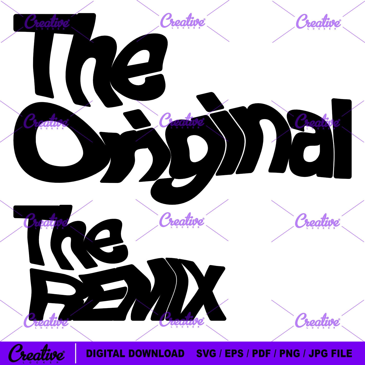 The Original the Remix SVG Warped Father Son Matching PNG - Etsy