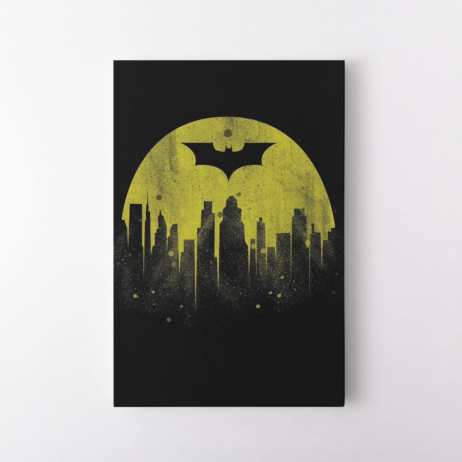 Gotham City Skyline Canvas Art Print Gotham City Poster | Etsy