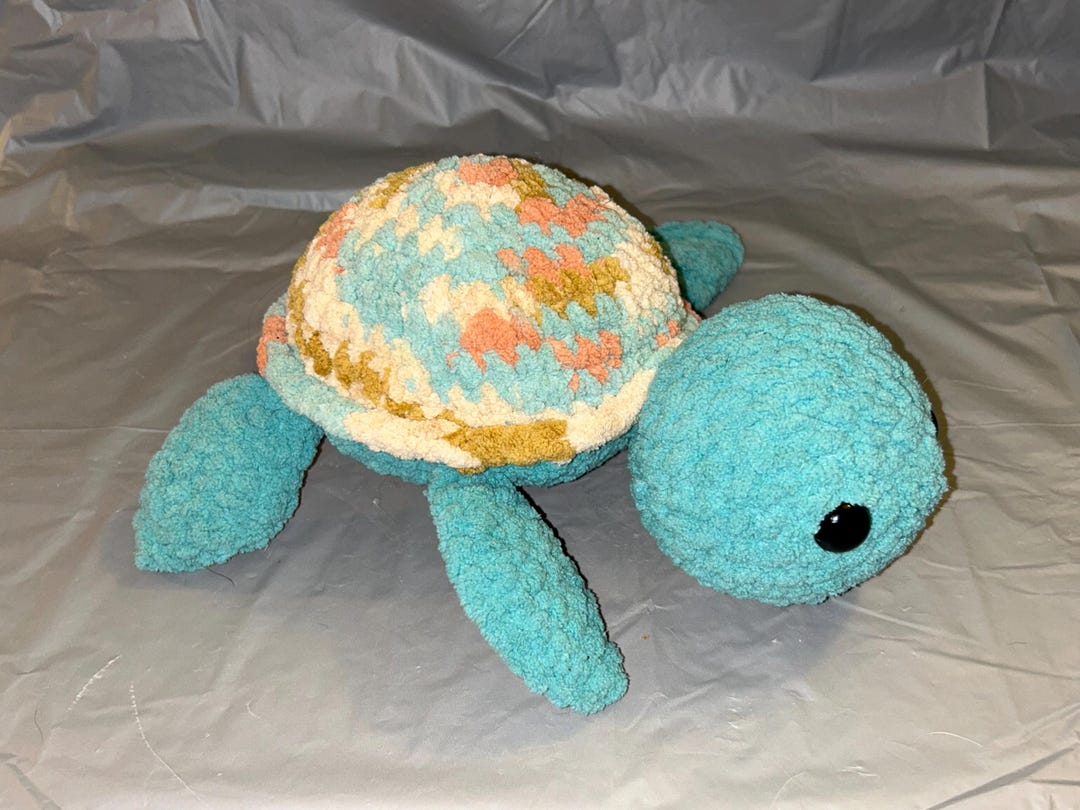 Sammy the Sea Turtle - Crochet Stuffed Animal Plushie/amigurumi - Etsy