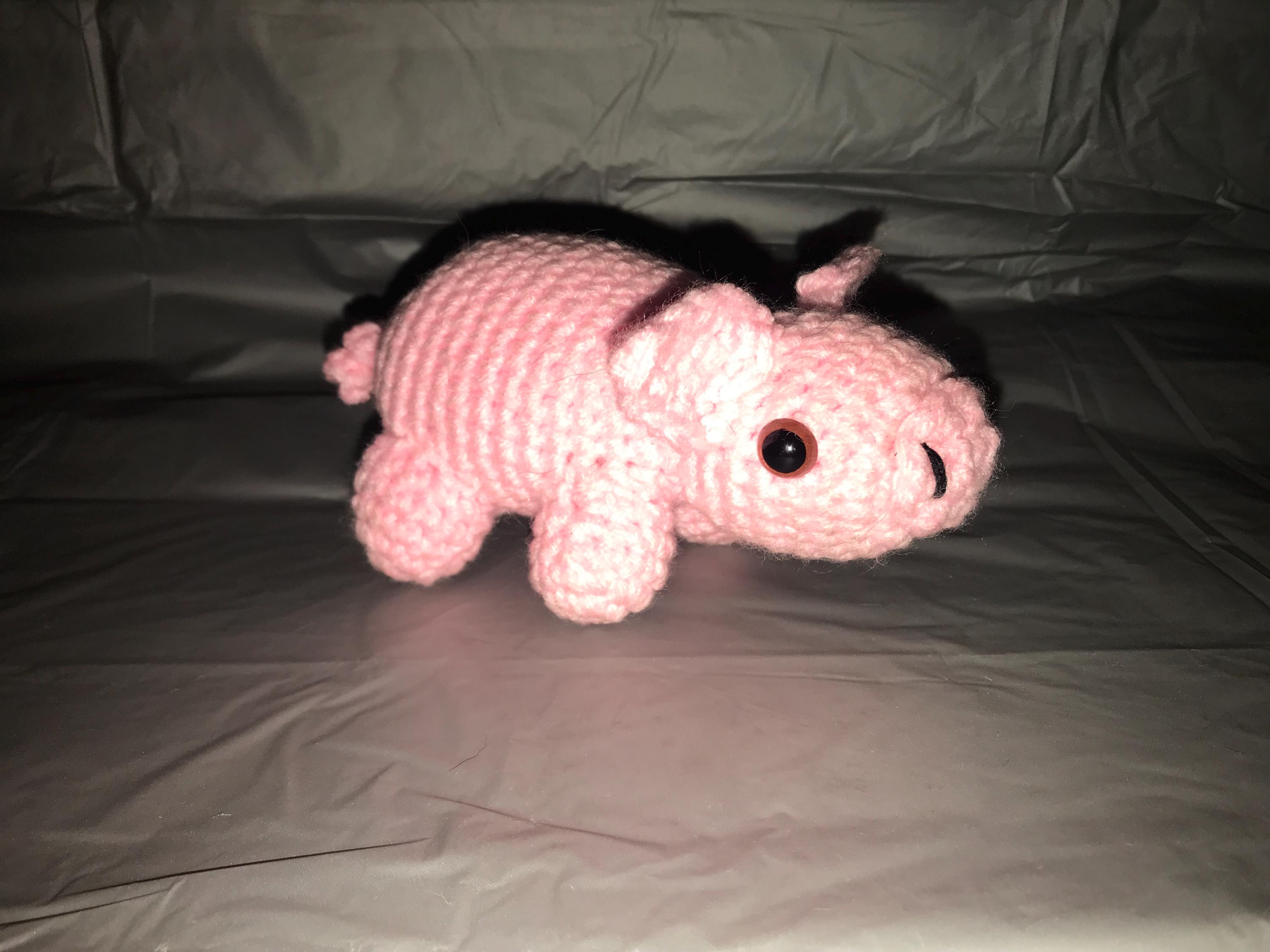 Pipsqueak the Pig - Crochet Stuffed Animal Plushie/amigurumi - Small - Etsy