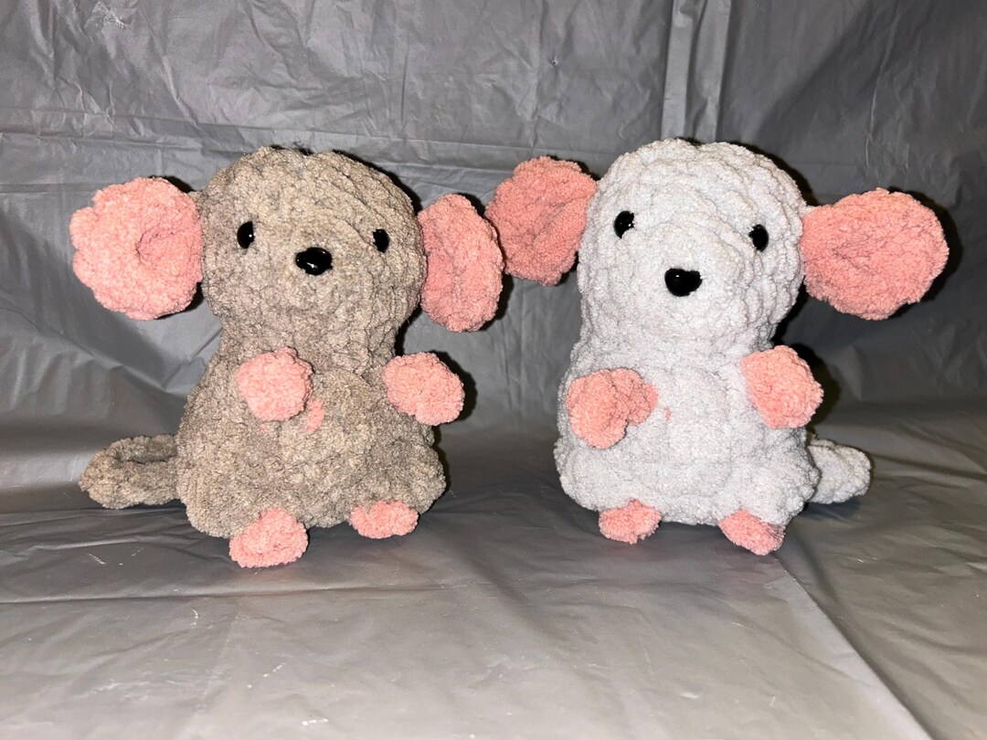 Mouse - Crochet Stuffed Small Animal Plushie/amigurumi - Etsy