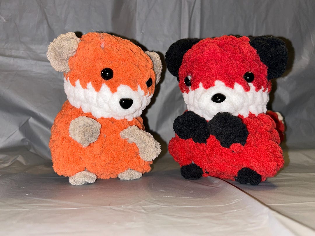 Fox - Crochet Stuffed Small Animal Plushie/amigurumi - Etsy