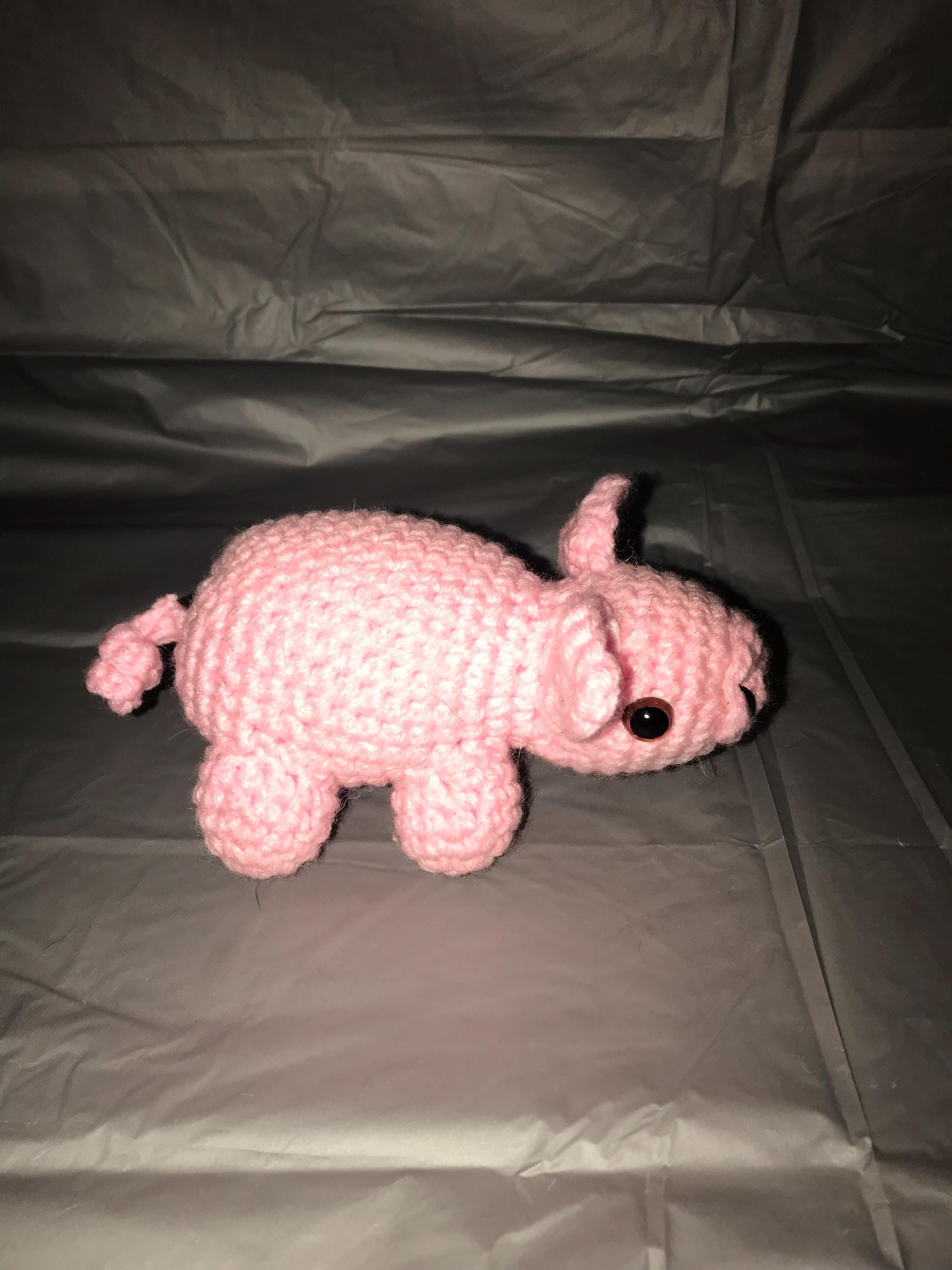 Pipsqueak the Pig - Crochet Stuffed Animal Plushie/amigurumi - Small - Etsy
