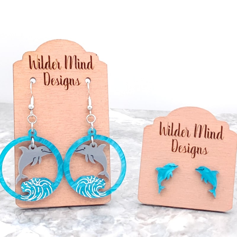 Island Studs - Etsy