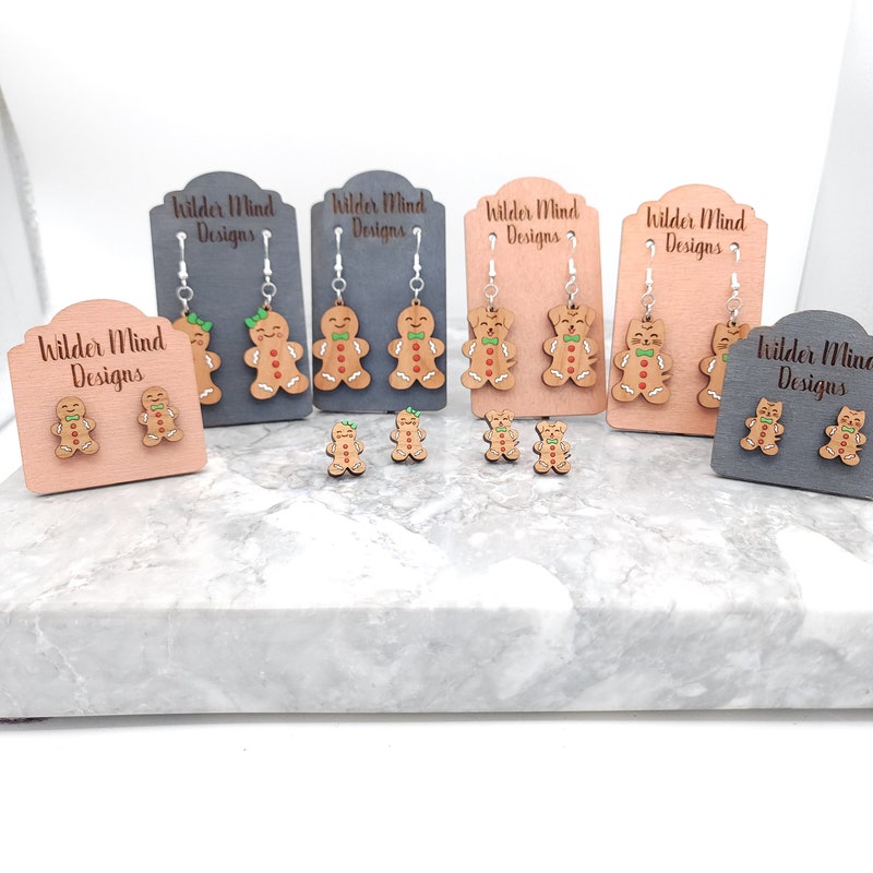 Gingerbread Earrings - Etsy