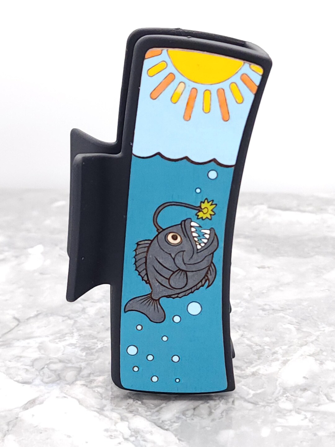 Angler Fish Claw Clip, Angler Fish, Hair Claw Clip, Animal Claw Clip ...