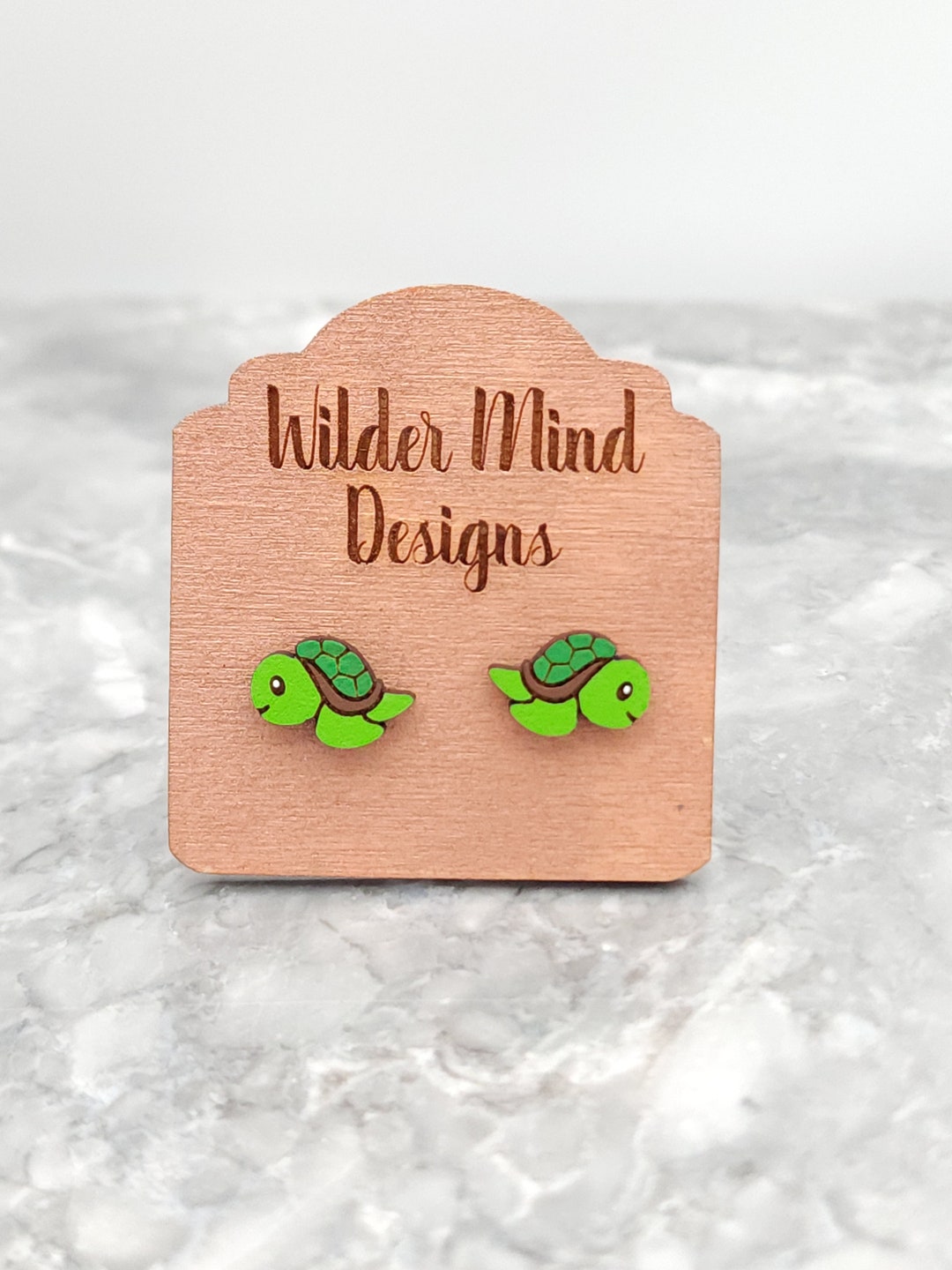 Turtle Earrings, Turtle Studs, Cute Earrings, Animal Earrings, Turtle ...