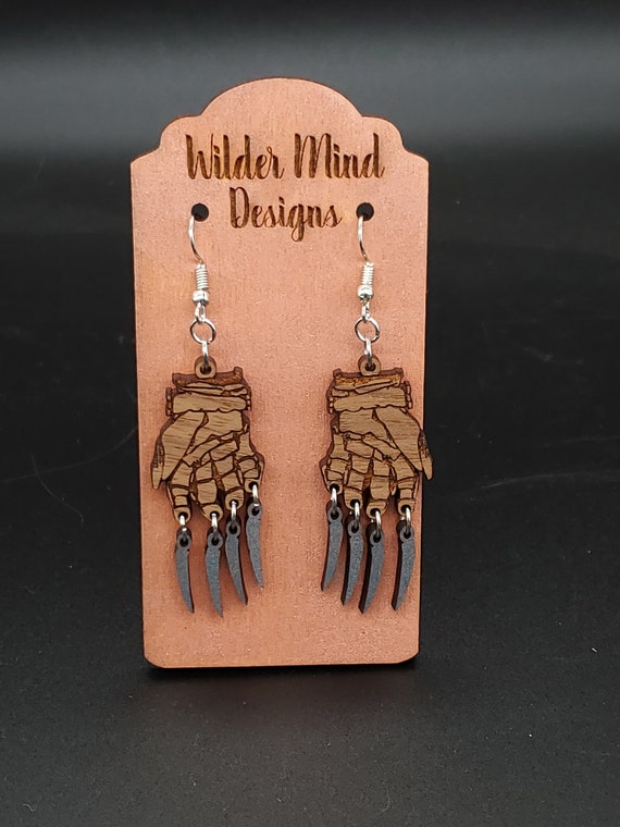 Halloween Earrings Horror Movie Scary Earrings Halloween - Etsy