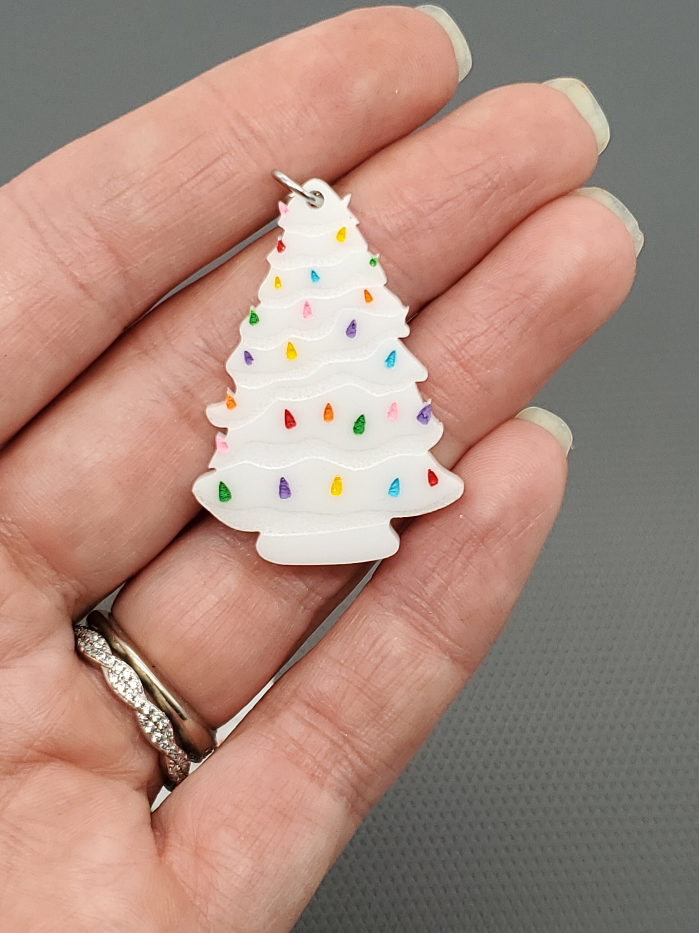 White Christmas Tree Vintage Tree Vintage White Tree - Etsy