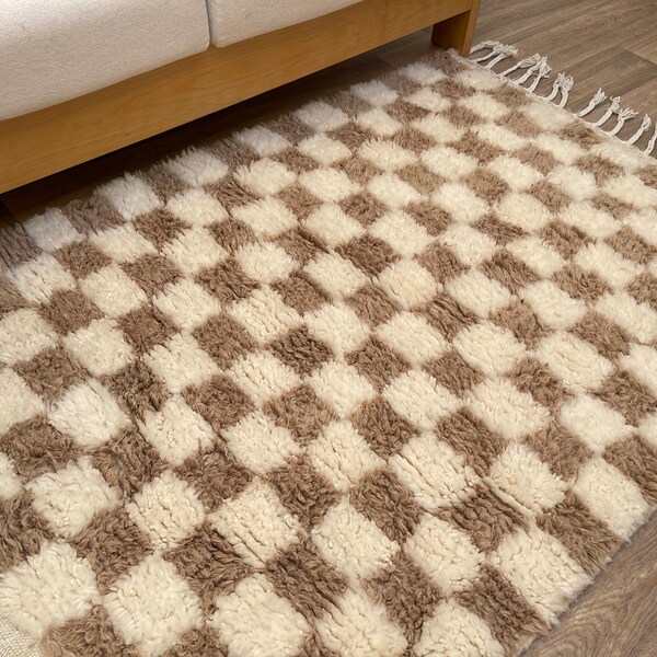 Checkered Rug - Etsy