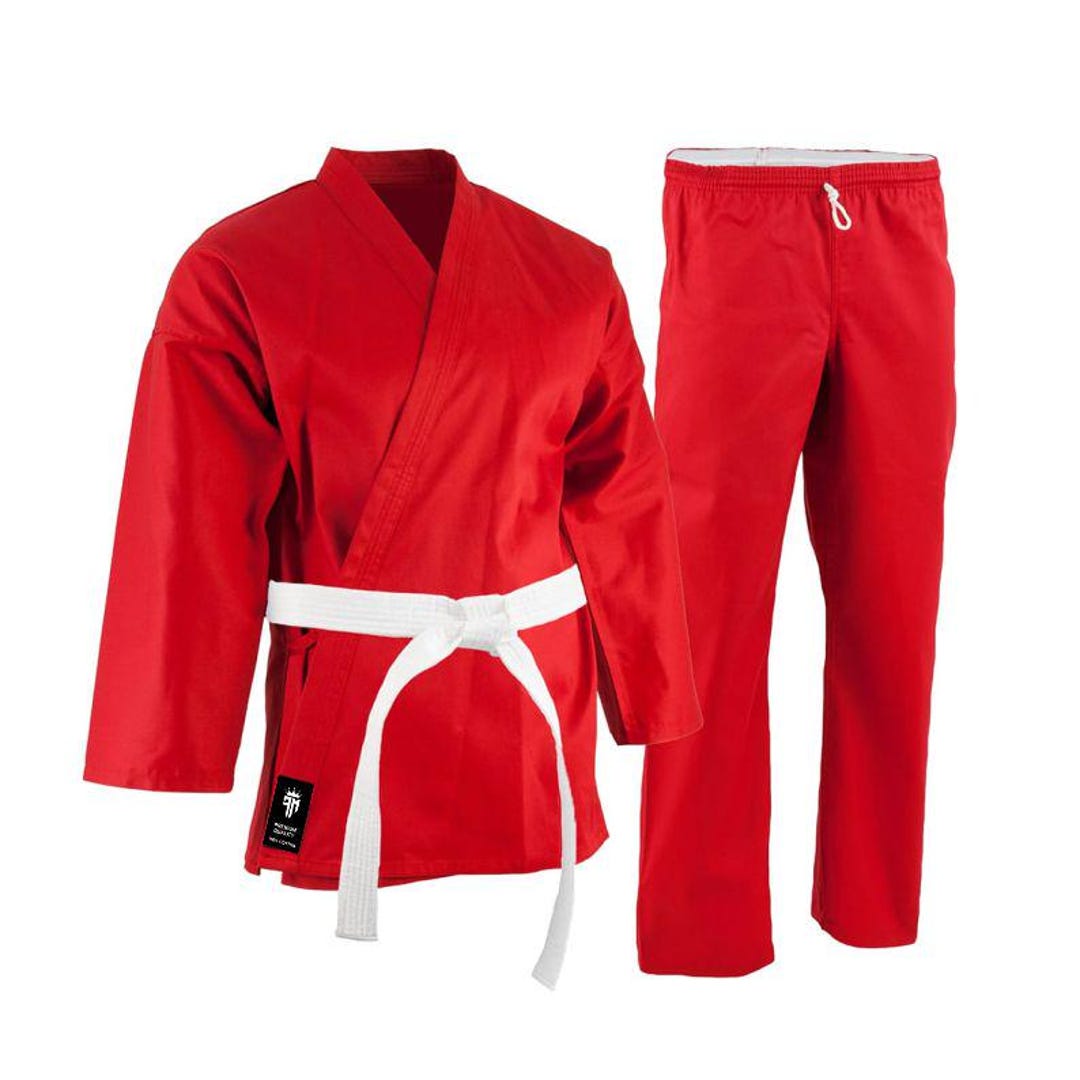 Lightweight Karate Gi Uniform: Free Belt, Cotton Martial Arts Suit - Etsy