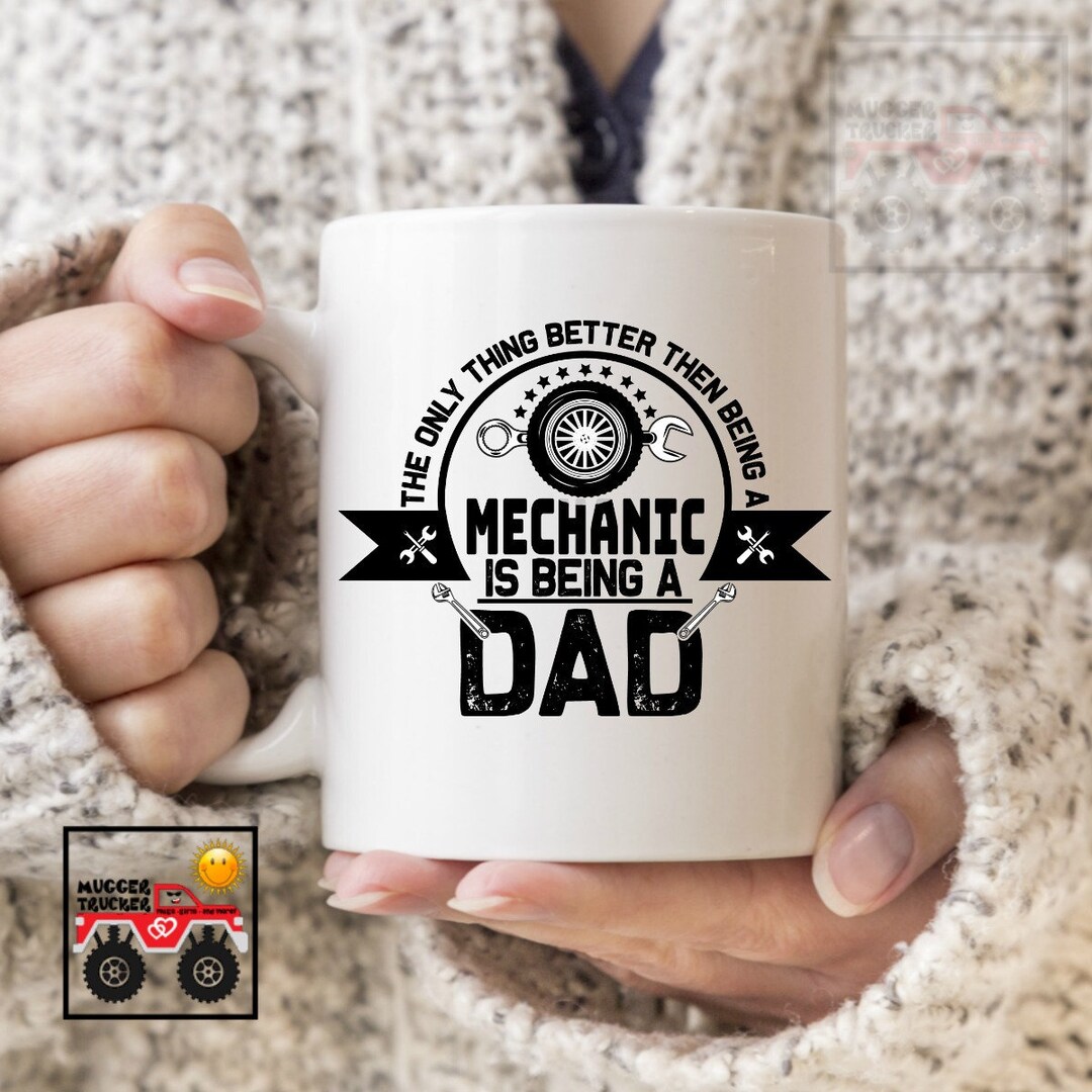 Mechanic Gift Mug for Dad Auto Repair Gifts Mugs for Men Father's Day ...