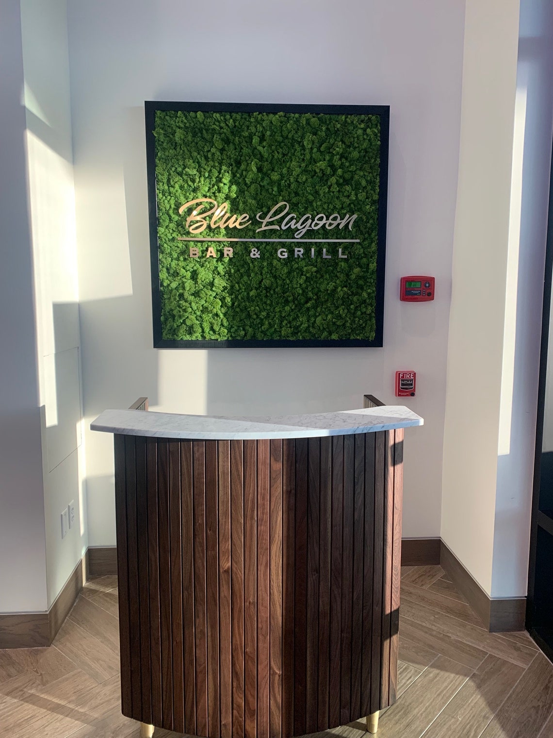 Custom Moss Sign, Metal Letters, Personalized Moss Letters , Minimalist ...