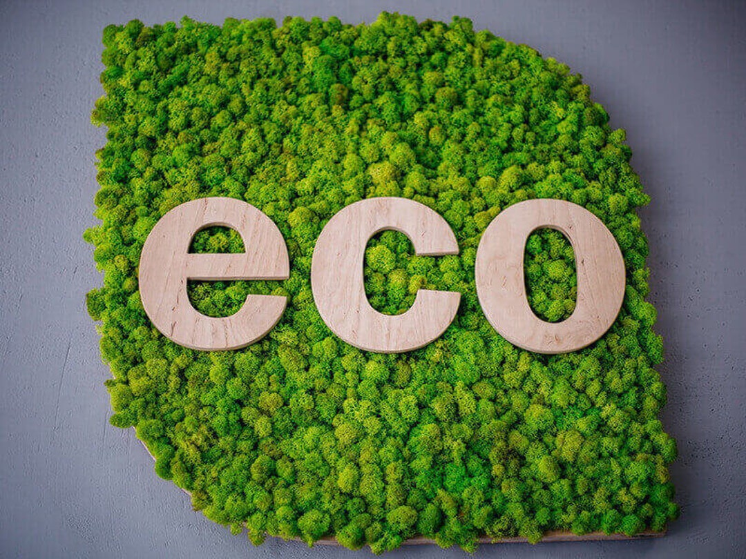 Custom Moss Sign, Metal Letters, Personalized Moss Letters , Minimalist ...