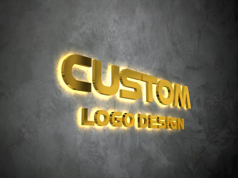 Personalized LED Metal Sign, Custom Backlit Sign, Metal Office Signage ...