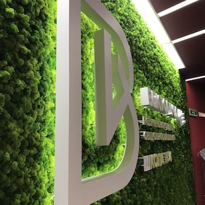 Custom Moss Sign, Metal Letters, Personalized Moss Letters , Minimalist ...