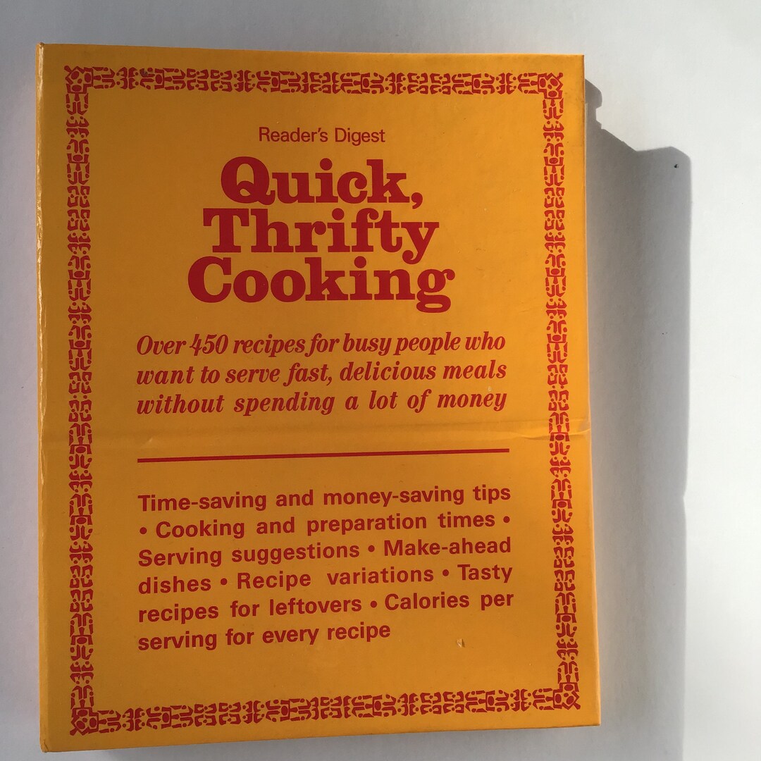 Quick Thrifty Cooking Reader’s Digest 1985 - Etsy