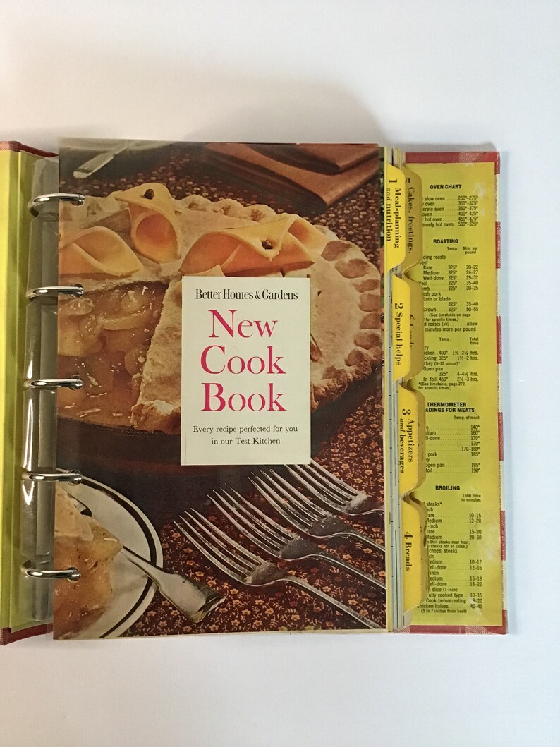 Better Homes and Gardens New Cook Book 1962 - Etsy