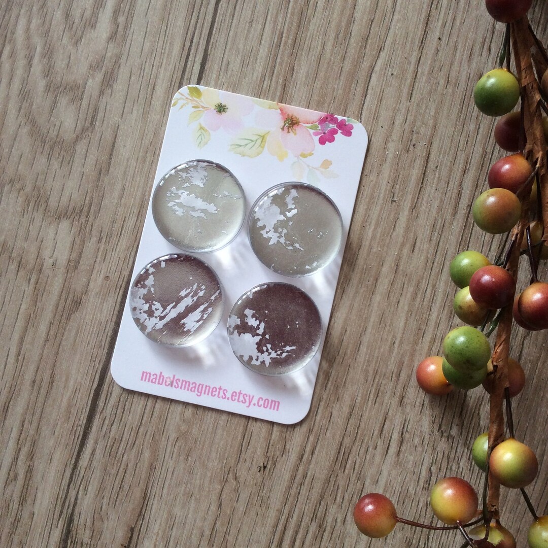 Silver Planner Magnets,minimalist Magnets,chore Board Magnets,trendy ...