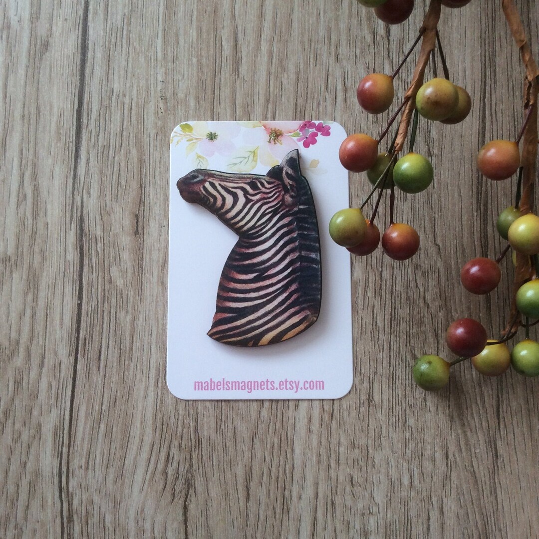 Zebra Needle Keeper,zebra Fridge Magnets,zebra Lover Magnets,zebra ...