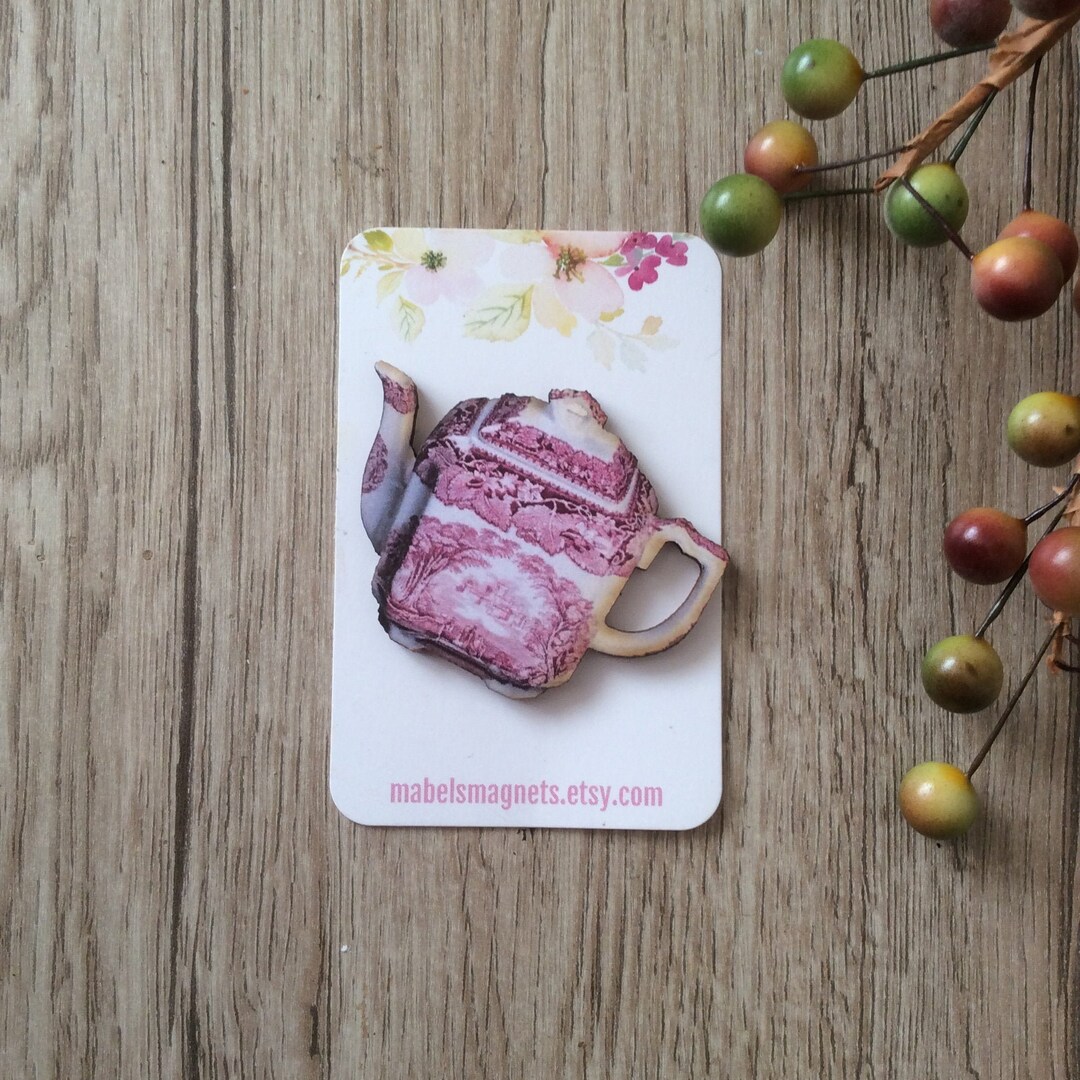 Embroidery Magnets,miniature Teapot Gift Ideas,teapot Refrigerator ...