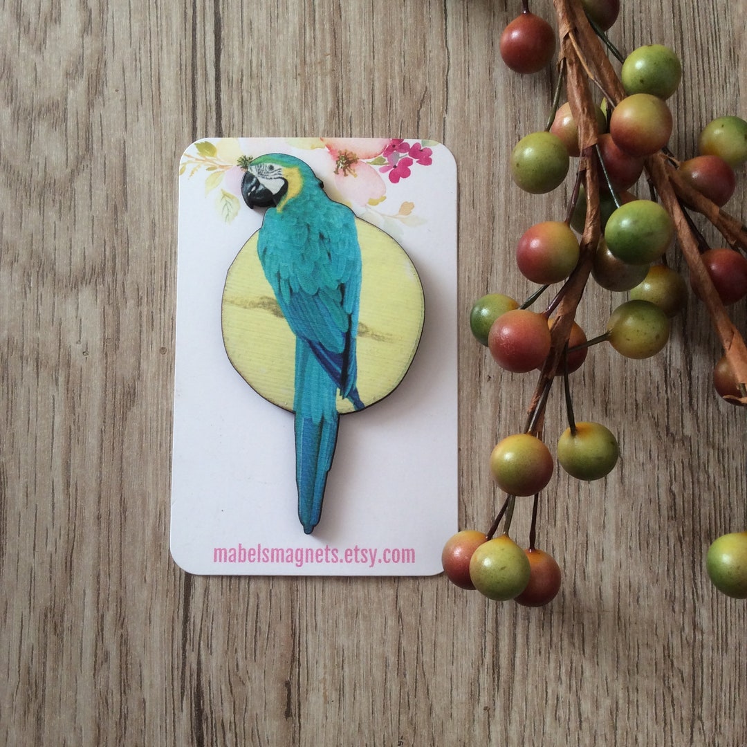 Parrot Embroidery Magnets ,parrot Lover Magnets,parrot Needle Nanny ...