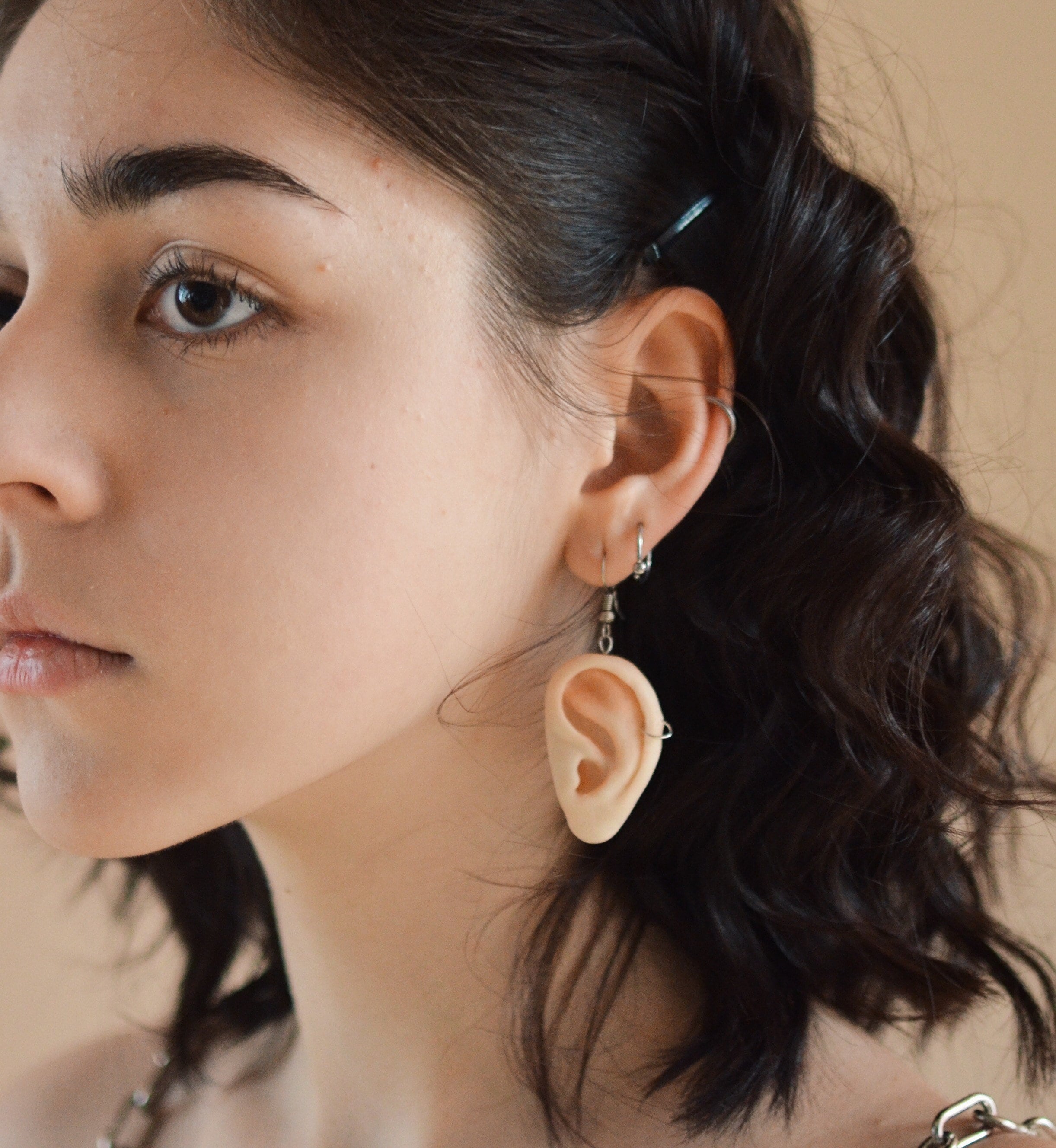 Weird ear earrings | Etsy