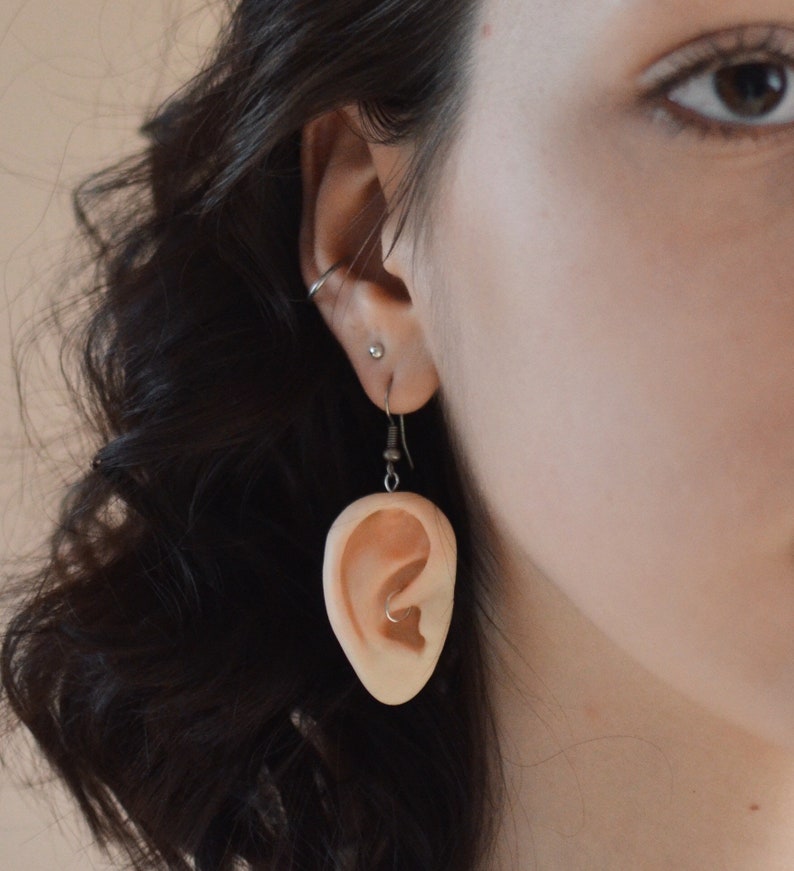 Weird Ear Earrings More Skin Tones Etsy