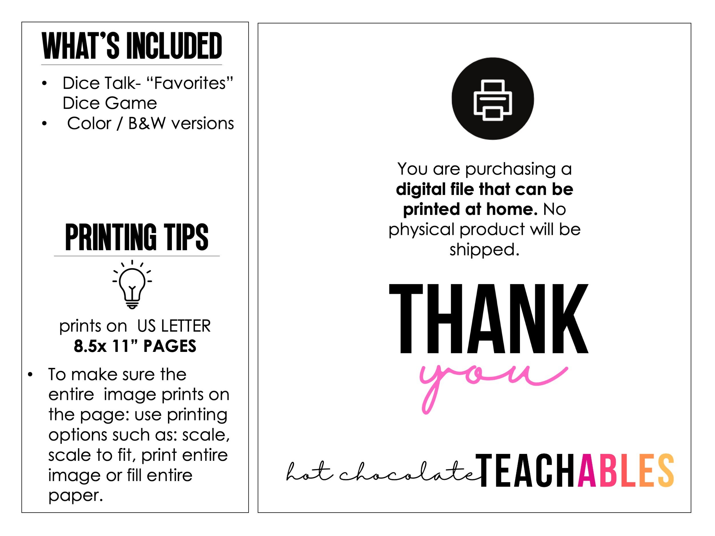 Your Favorites | Dice Breakers Roll and Speak Game | Table Talk Dice ...