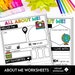 ALL ABOUT ME Worksheets for Kids, Back to School, Writing Prompts for ...