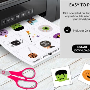 Halloween Matching Game, Spooky Matching Game, Halloween Party Kids ...
