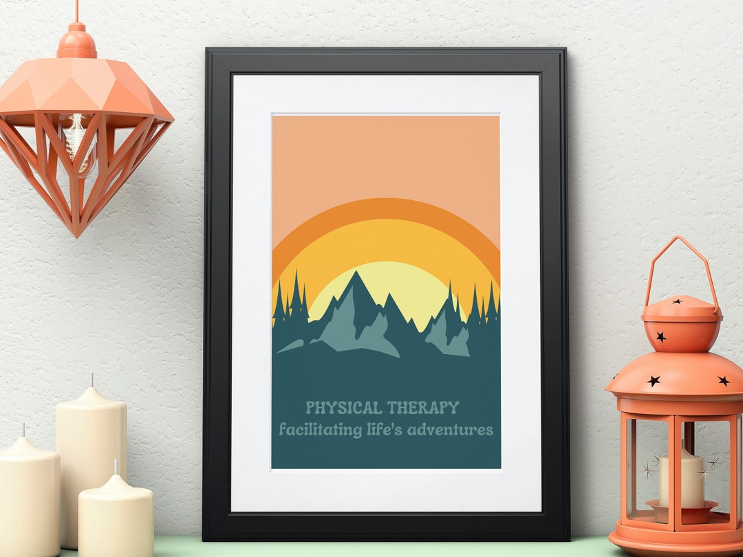 Physical Therapy Office Decor, Physical Therapy Gift, Physical Wall ...