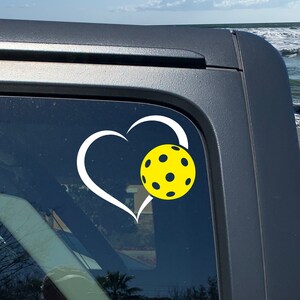 Pickleball Decal for Car Windows. Pickleball Gifts. Pickleball Stickers ...