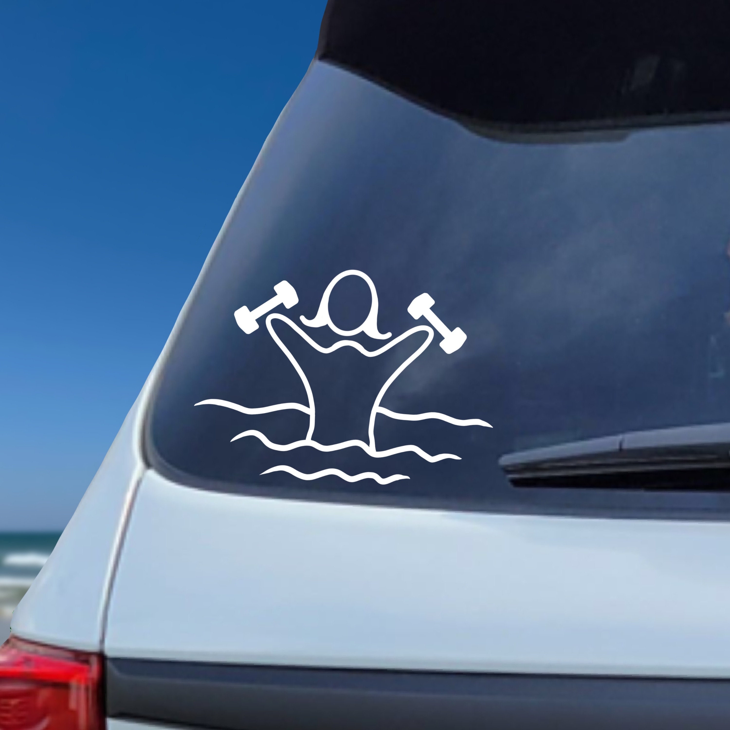 Water Aerobics Decal. Pool Exercises Sticker. Water Aerobics - Etsy