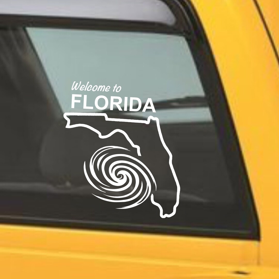 Florida Decal Sticker for Car Windows. Florida Hurricanes. Sunshine ...