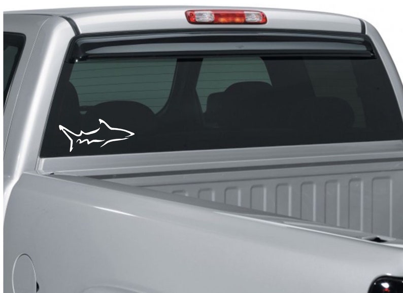 Shark Decal for Car Truck or Suv Rear Window. Comes in Black - Etsy
