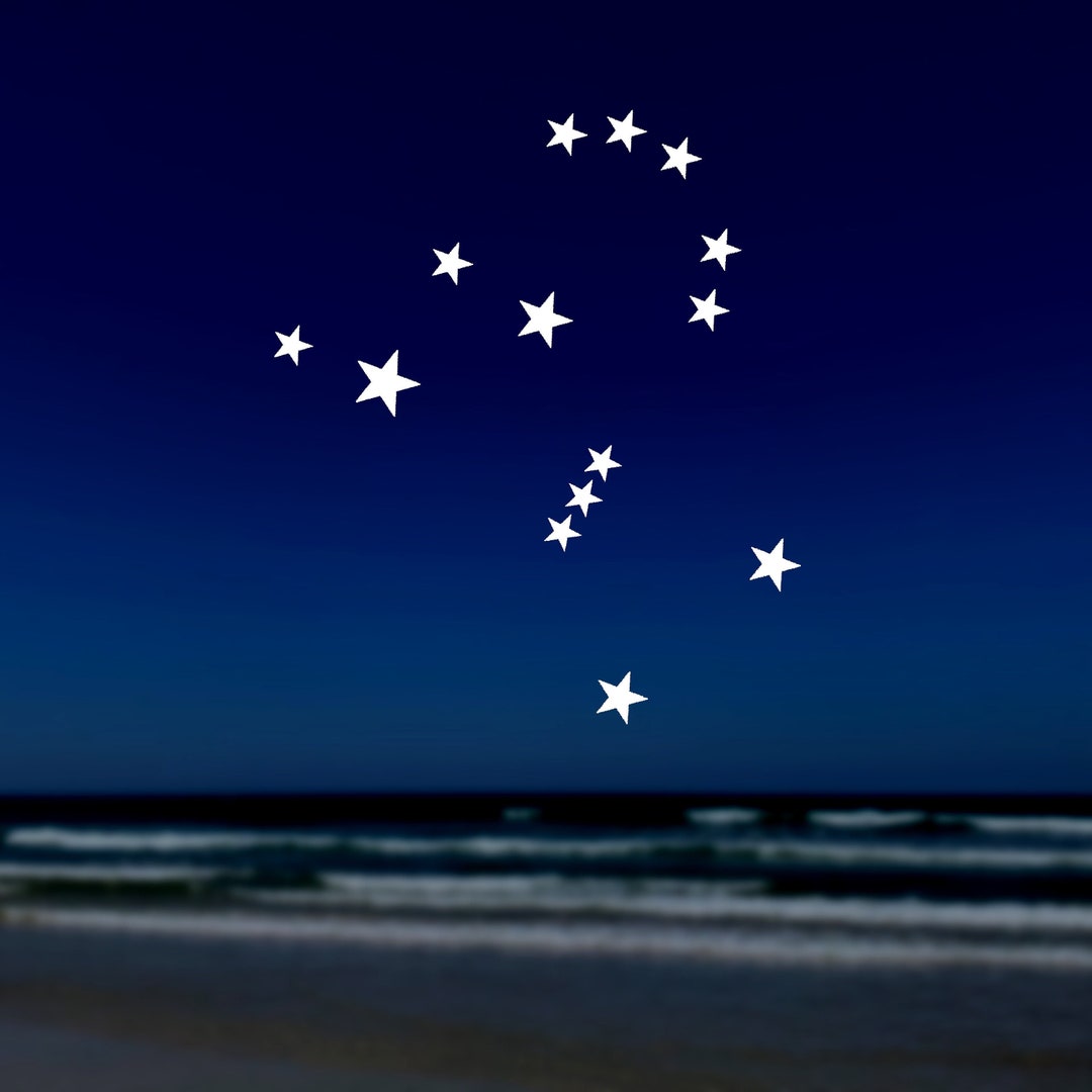 Constellation Decal of Orion Orion the Hunter Orion the - Etsy
