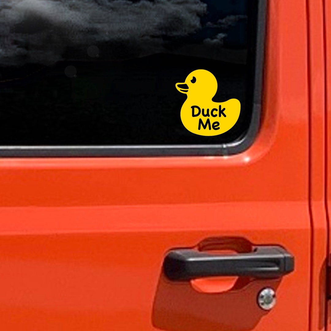 Duck Sticker. 2 for 5 Dollars. Duck Me Decal for off Road Vehicle. Duck ...